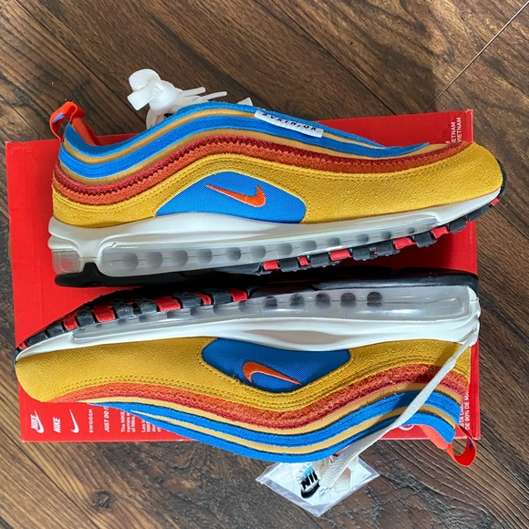 Nike | Shoes | Mens Nike Air Max 97 Se Amrc Pollenorangeblue Dh85 700 ...